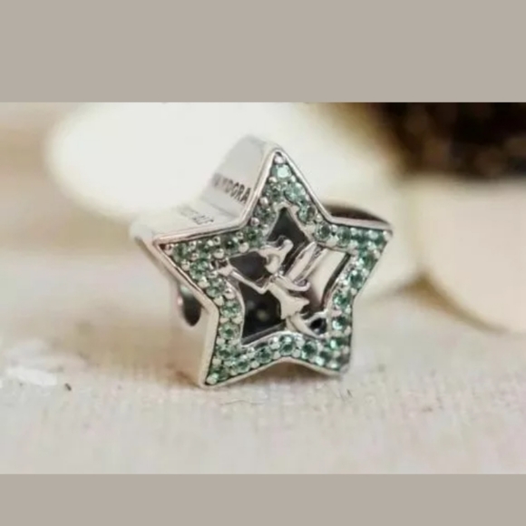 Pandora | Jewelry | Pandora Tinkerbell And Ariel Charm Set | Poshmark